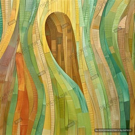 Ai创作图抽象简约挂帘 艺术弯曲肌理纹 3d抽象连续纹样肌理 彩色弯曲艺术画 简洁大气拼色曲线纹理 不规则3d条纹图 公司几何图形波浪纹理 多彩曲线唯美高雅形状 抽象艺术地板木材板材 肌理彩条