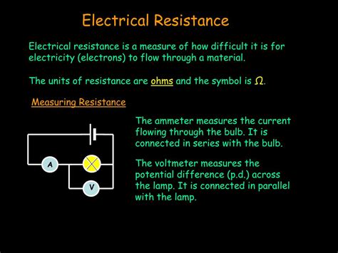 Ppt Electrical Resistance Powerpoint Presentation Free Download Id 3034292