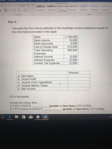 Solved 仨 으 1 Heading 5 Heading 611 Normal No Spac I Chegg com