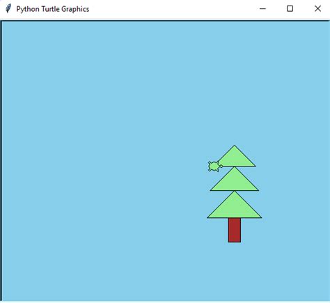 Drawing A Christmas Tree Using Python Turtle Module Follow Tutorials
