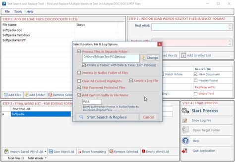 text search and replace tool download free windows 4 6 1 23 softpedia