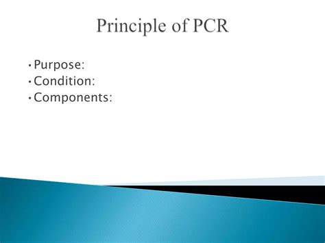 Polymerase Chain Reaction Pcr Pptx