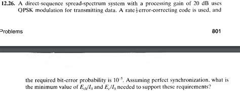 solved 12 25 ﻿a direct sequence spread spectrum system uses