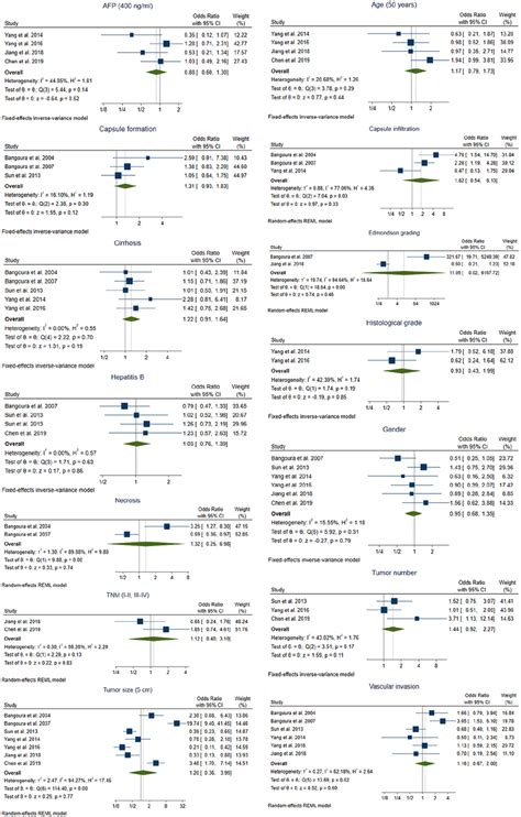 Forest Plot Of The Association Between Hif 2α Overexpression And Download Scientific Diagram