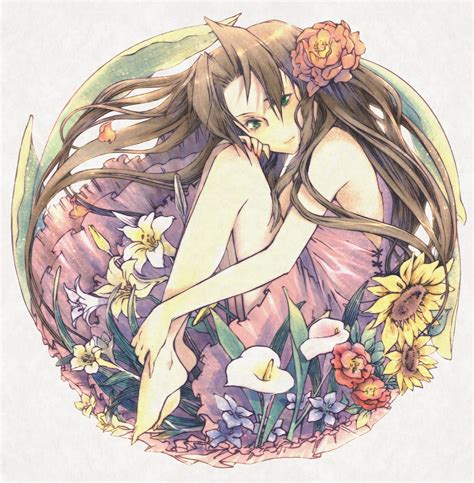 Aerith Gainsborough Final Fantasy And More Drawn By Kieta Danbooru