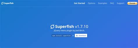 Best Free Jquery Css Menu Plugins