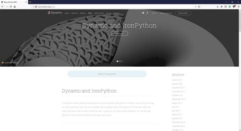 Revit 연결 Dynamo Primer
