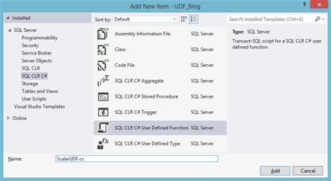 Sql Server 2012 Clr User Defined Functions Get Started Spr