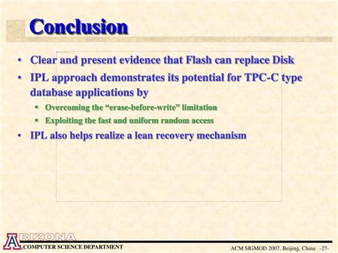 Ppt Design Of Flash Based Dbms An In Page Logging Approach