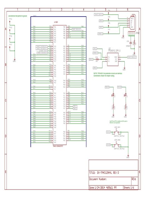 Ek Tm4c1294xl Rev D Schematic Pdf Usb Electronic Engineering