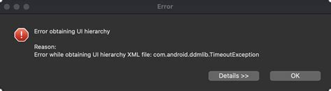 期待更新 现在很容易出这个错误 Issue 1 cmlanche uiautomatorviewer standalone GitHub