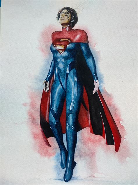 Supergirl Illustration Rillustration