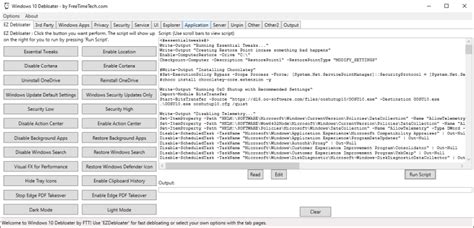 Windows 10 Debloater Tool Debloat Gui Updated Feb 2 2021 V1 4