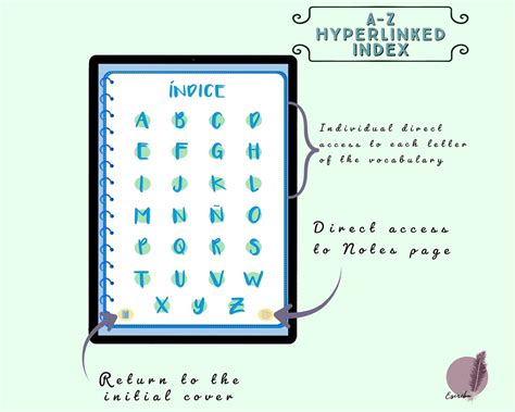 Hyperlink Notebook Digital Goodnotes Pdf Etsy