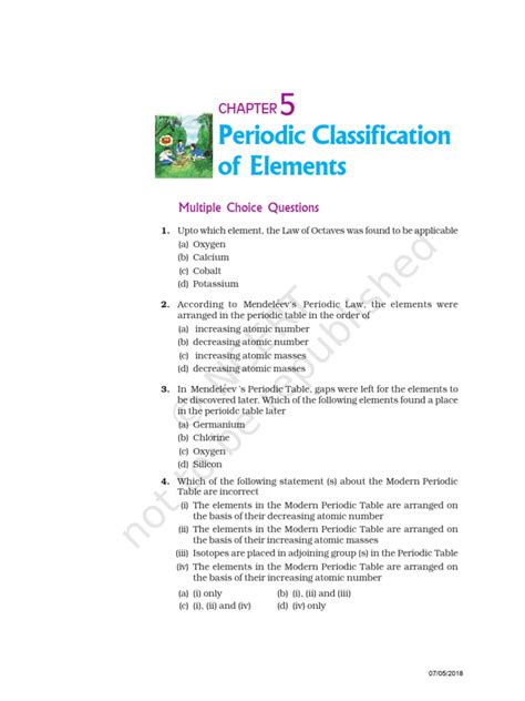 Chap 5pmd Pdf Periodic Table Chemical Elements