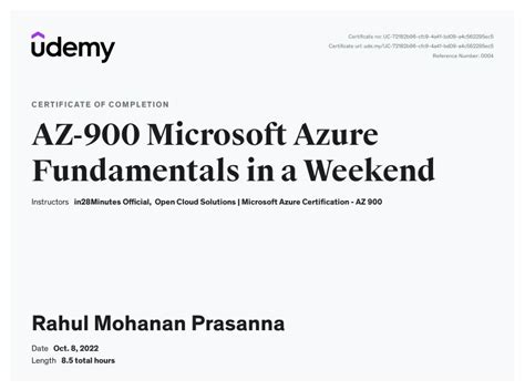 Rahul Mp On Linkedin Udemy Azure Az900 Azurefundamentals Learning Learningcontinues