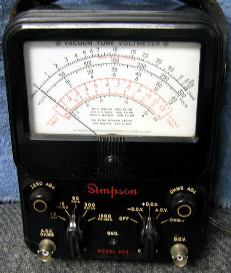 Simpson 303 Vacuum Tube Volt Meter