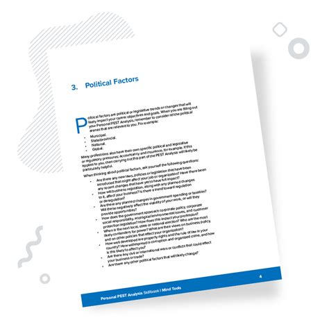 Personal Pest Analysis Skillbook Mind Tools Store Mindtools