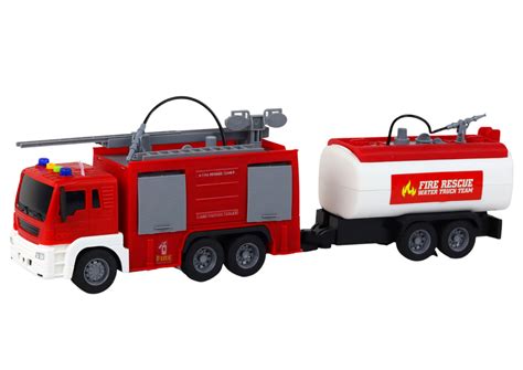 Fire Department With Trailer Fire Truck 116 Sounds Of Light Toys