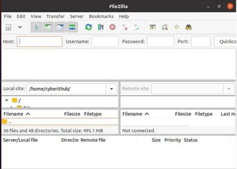 how to install filezilla on ubuntu 20 04 lts focal fossa cyberithub