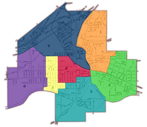 Common Council Ward Map City Of Olean