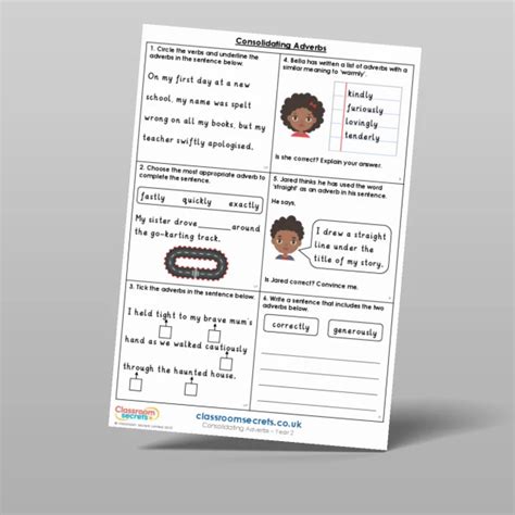 Year 2 Consolidating Adverbs Mixed Activity Resource Classroom Secrets