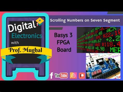 29 How To Scroll Numbers On Seven Segment Basys 3 FPGA Board