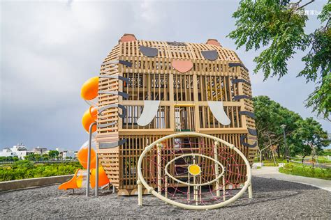 【雲林斗六】膨鼠森林公園｜最新金瓜鼠樂園~攀爬網、橡果溜滑梯、橡果體健山丘、膨鼠遊戲草原等松鼠主題遊戲場！ 來飽寶家ba