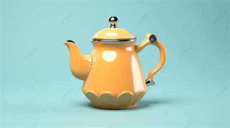 3d 렌더링 배경에 고립된 빈티지 커피 포트 레트로 커피 카페 디자인 고대 미술 배경 일러스트 및 사진 무료 다운로드