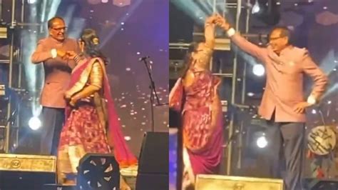 Shivraj Singh Chauhan Danced With His Wife Sadhana Singh Video Viral