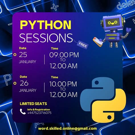 🚀 Boost Your Python Skills With Our Free Sessions Are You Ready To Step Into The World Of