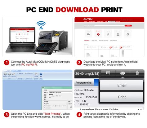 Autel MaxiCOM MK808TS OBD2 Bluetooth Scanner Auto TPMS Relearn Tool