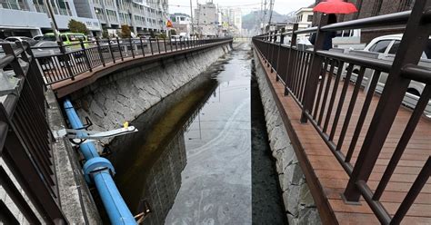 창원 양덕천 기름 유출 인근 아파트 보일러 기름탱크가 원인