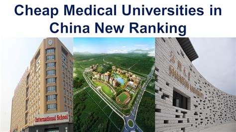Top 10 Cheap Medical Universities In China New Ranking Youtube