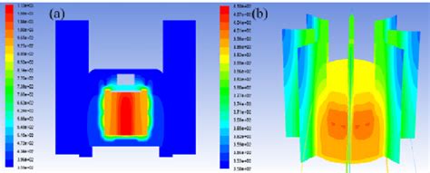 A The Cross Sectional Temperature Distribution Cloud Diagram Of The