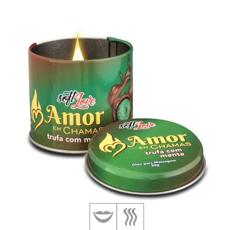 Modelo Sex Shop Vela BeijÁvel Amor Em Chamas 50g Trufa Com Menta Meu Catálogo Fácil