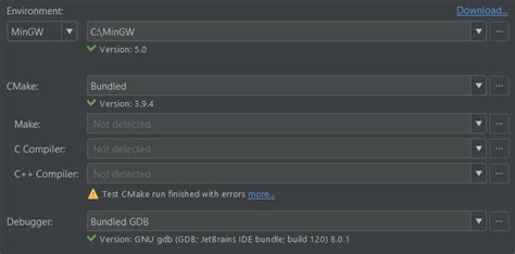 Windows Cmake Error When Creating Project In Clion Super User