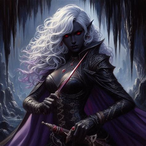 Pin By Mr Codyck On Undrek Thoz In 2024 Female Elf Dark Elf Half Drow