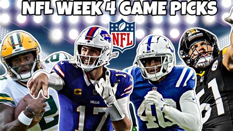 Nfl Week 4 Game Picks Youtube