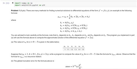 in [1] import numpy as np import matplotlib pyplot
