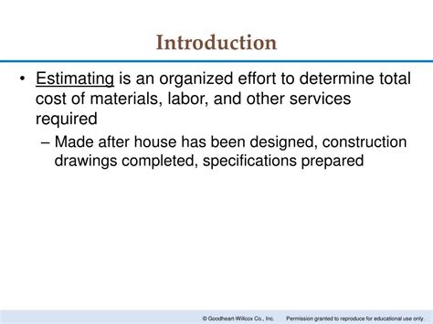 Ppt Estimating Building Costs Powerpoint Presentation Free Download Id1642042