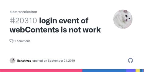 Login Event Of WebContents Is Not Work Issue Electron Electron GitHub