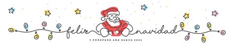 메리 크리스마스와 새해 복 많이 받으세요 2025 스페인어 라인 디자인 손으로 쓴 글자 타이포그래피 별과 눈송이 색종이 조각 산타 클로스가 흰색 배경에 화려한 크리스마스