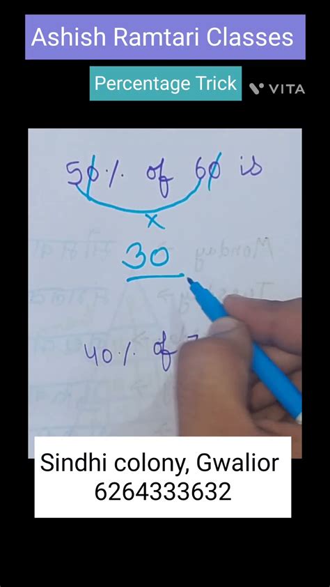 Percentage Trick Shorts Youtubeshorts Shortsvideo Trending Maths Percentage Mathsriddle