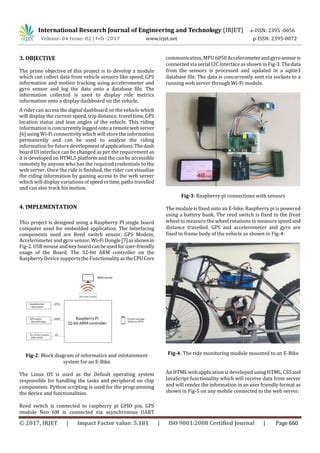 Informatics And Infotainment System For Smart E Bike Using Raspberry Pi PDF