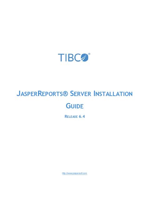 Jasperreports Server Install Guide Download Free Pdf Postgre Sql