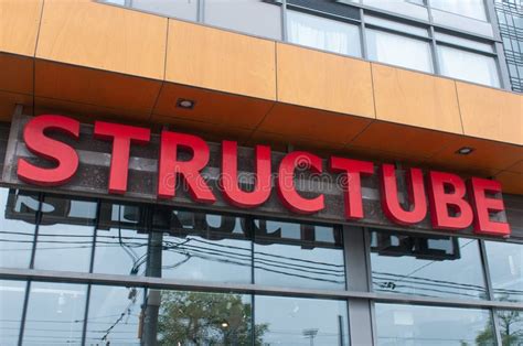 Structube Company Sign View Editorial Image Image Of Company Commercial 344555595