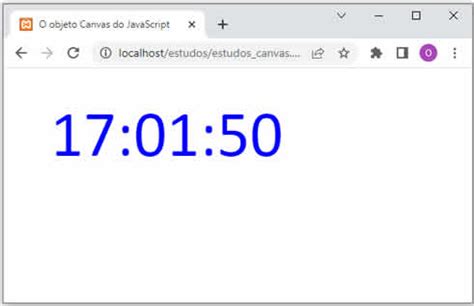 Como criar um relógio digital usando o Canvas do HTML e as funções fillText e
