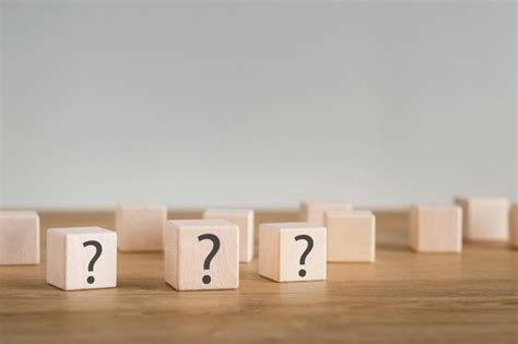 Premium Photo Cube With Question Marks Asking Questions Frequently Asked Questions Asking And
