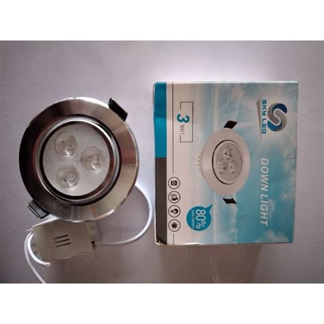 Jual LAMPU DOWNLIGHT LED 3 WATT LAMPU LED PANEL LED Shopee Indonesia